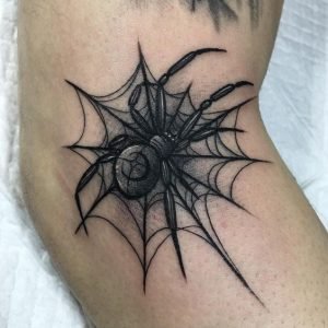 40+ Super Nuttig Spider Web Tattoos
