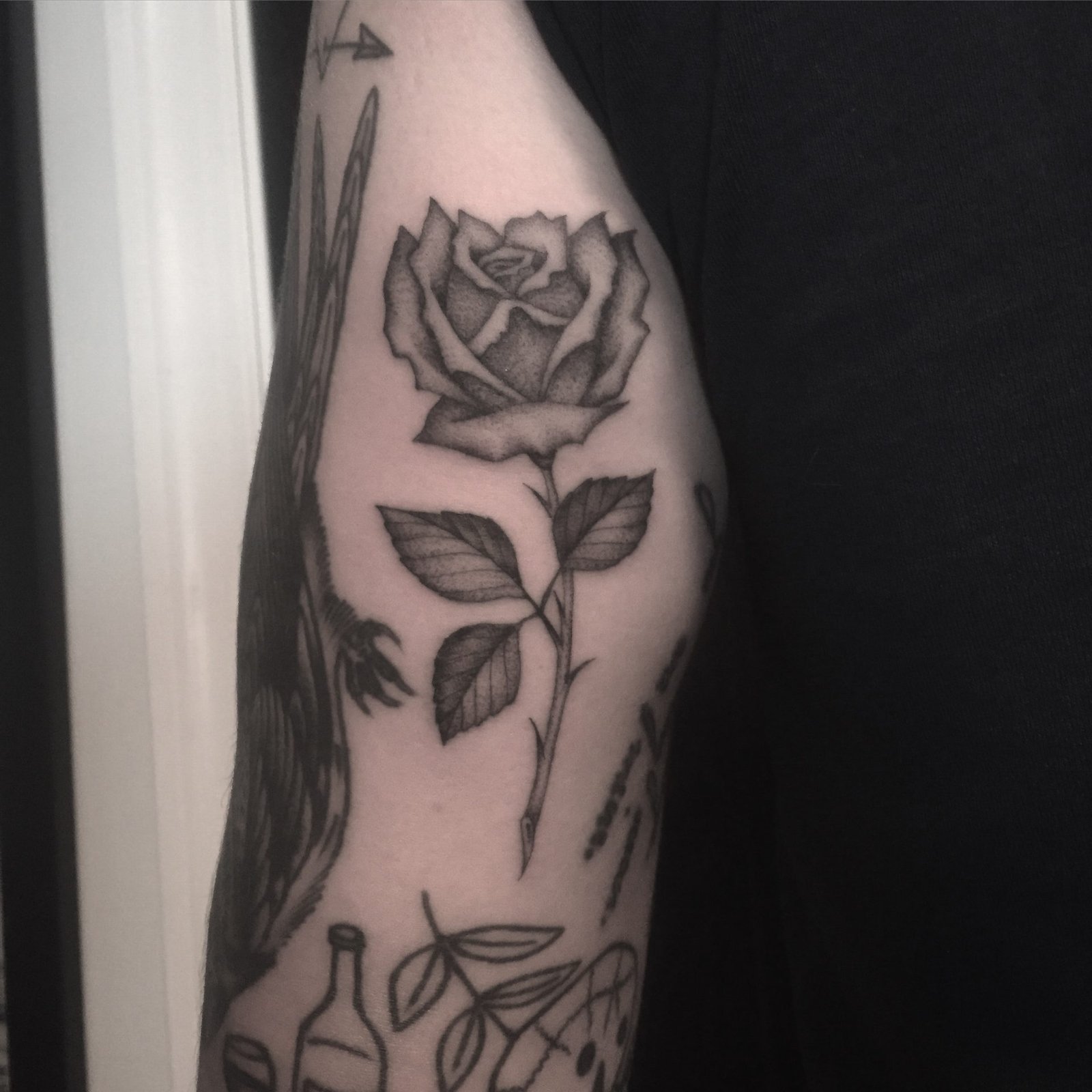 50+ Awesome Single Needle Tattoos Designs