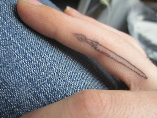 17 Incredible Paintbrush Tattoos That Will Inspire You - Tattoos Free
