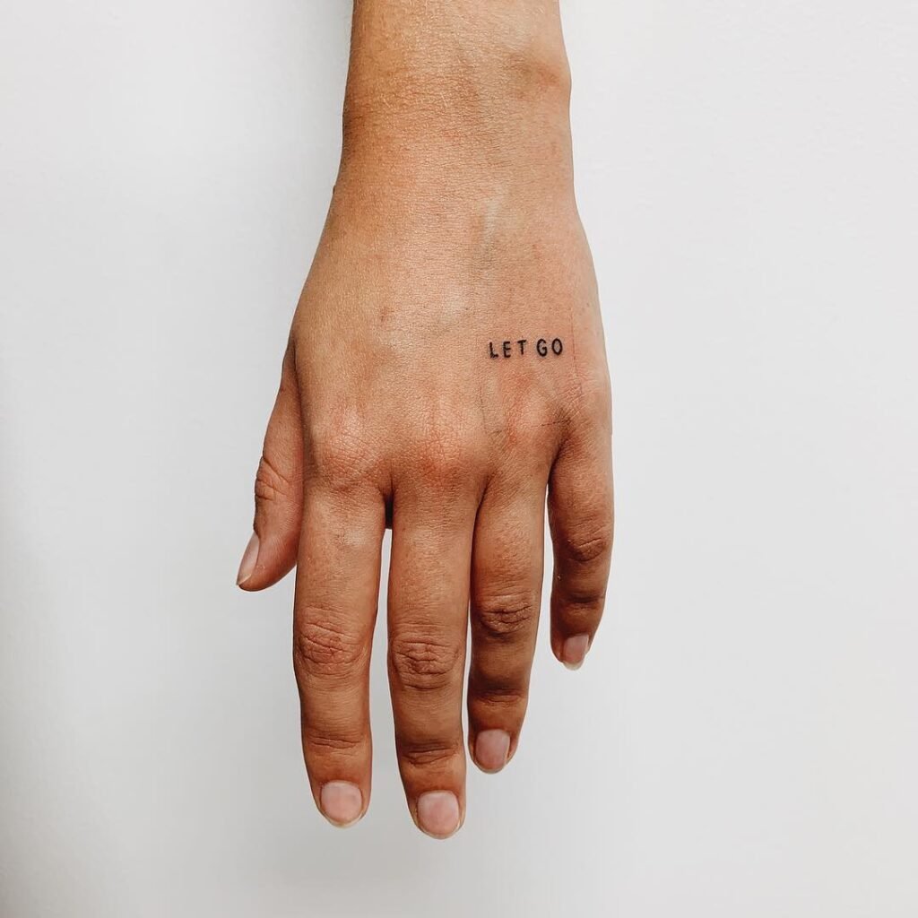 28+ Spectacular Let Go Tattoo Ideas & Meanings - Tattoos Free
